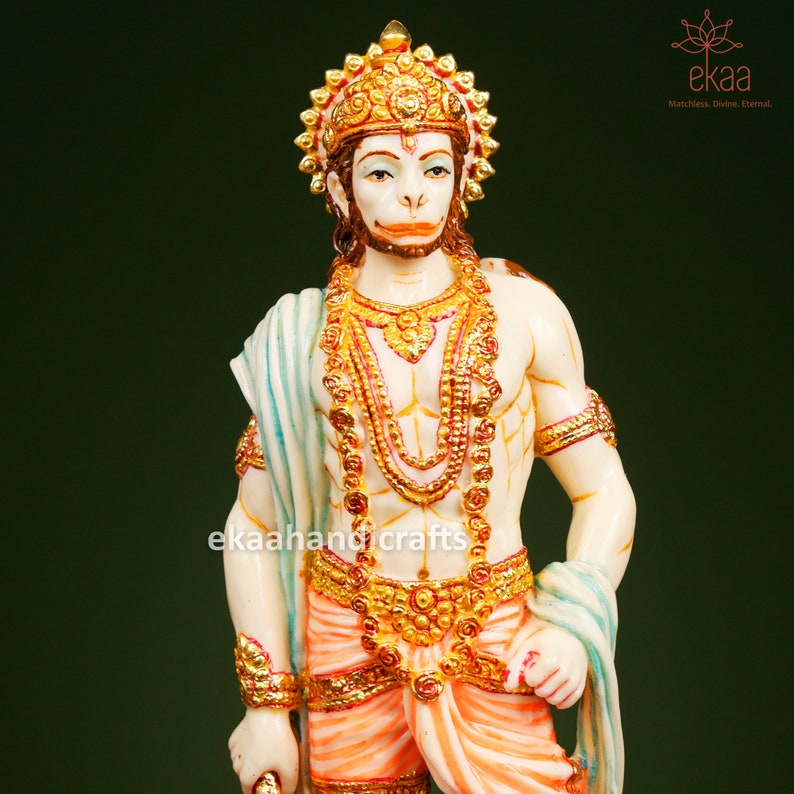 Hanuman Ji Statue Large Size 28CM Standing Lord Hanuman - Etsy