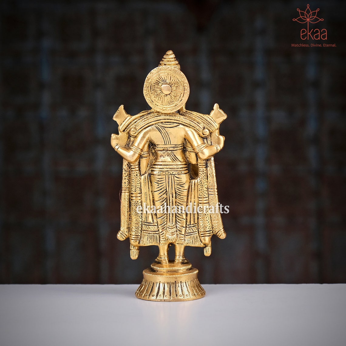 Tirupati Balaji Brass Statue | Lord Venkateswara Idol for Home Temple ...