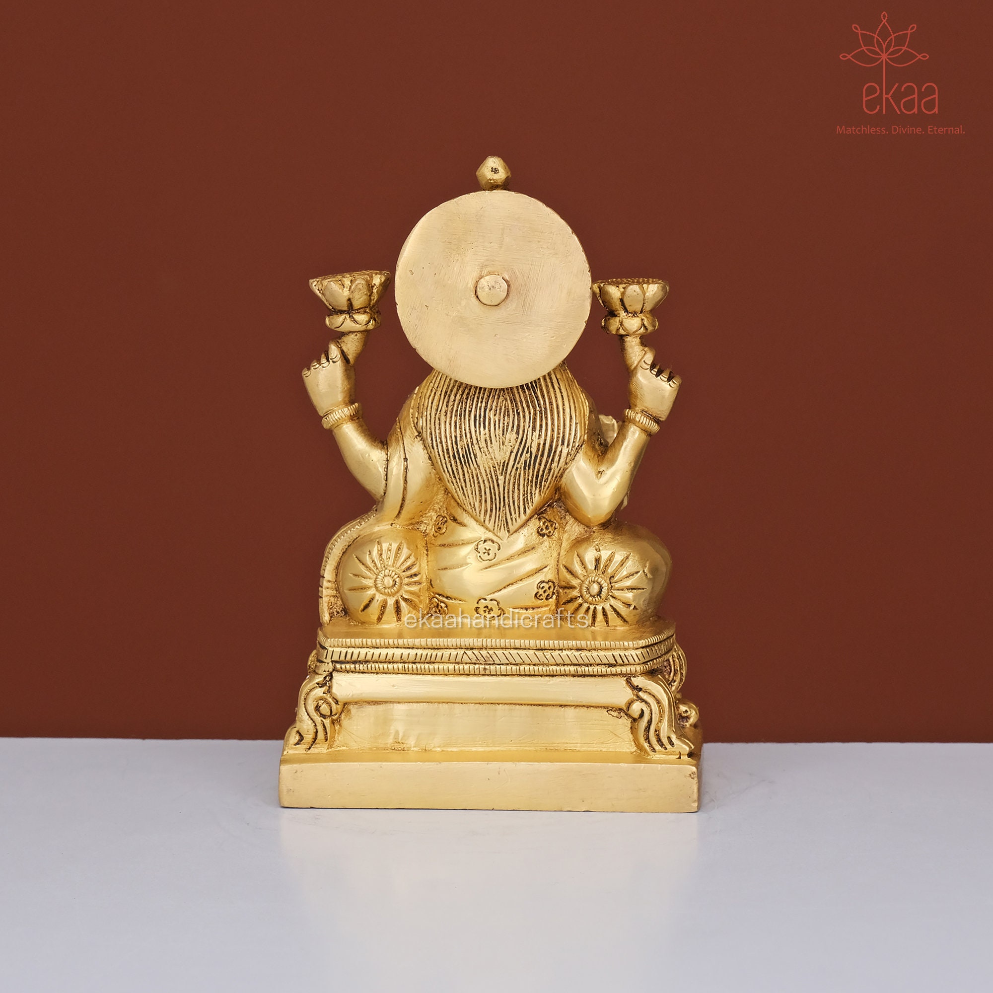 Lakshmi Goddess Statue Brass Laxmi Idol for Home Temple | Etsy