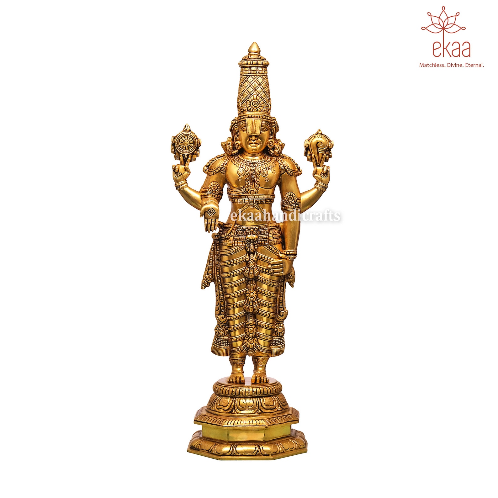Tirupati Balaji Statue in Brass 85 CM Lord Balaji Idol for - Etsy