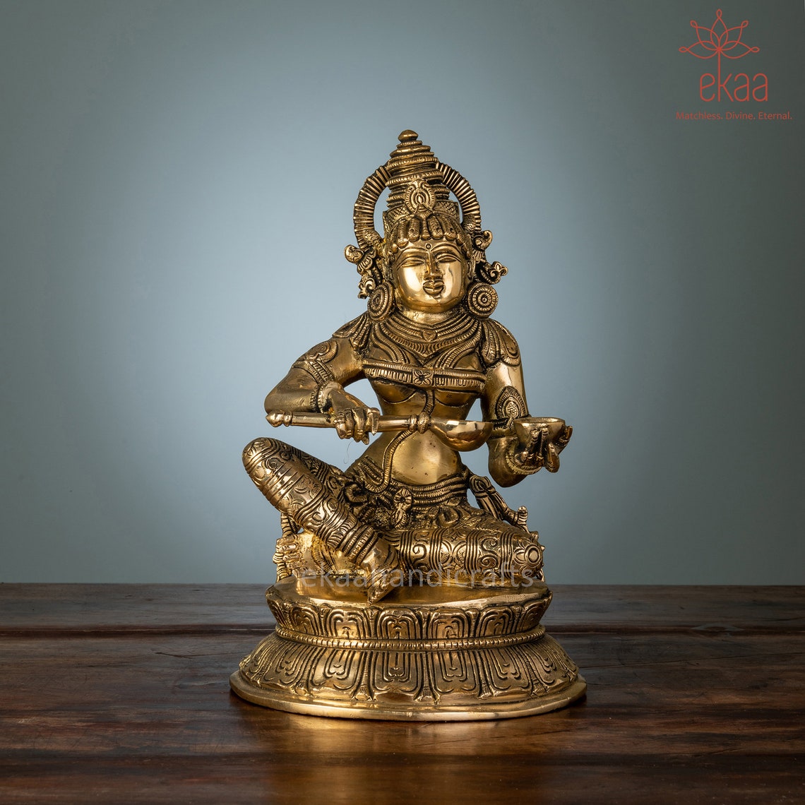 Goddess Annapurna Devi in Brass Hindu Goddess of Nourishment - Etsy