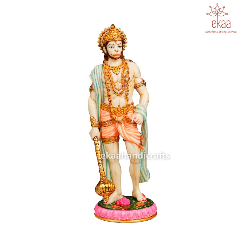 Hanuman Ji Statue Large Size 28CM Standing Lord Hanuman - Etsy