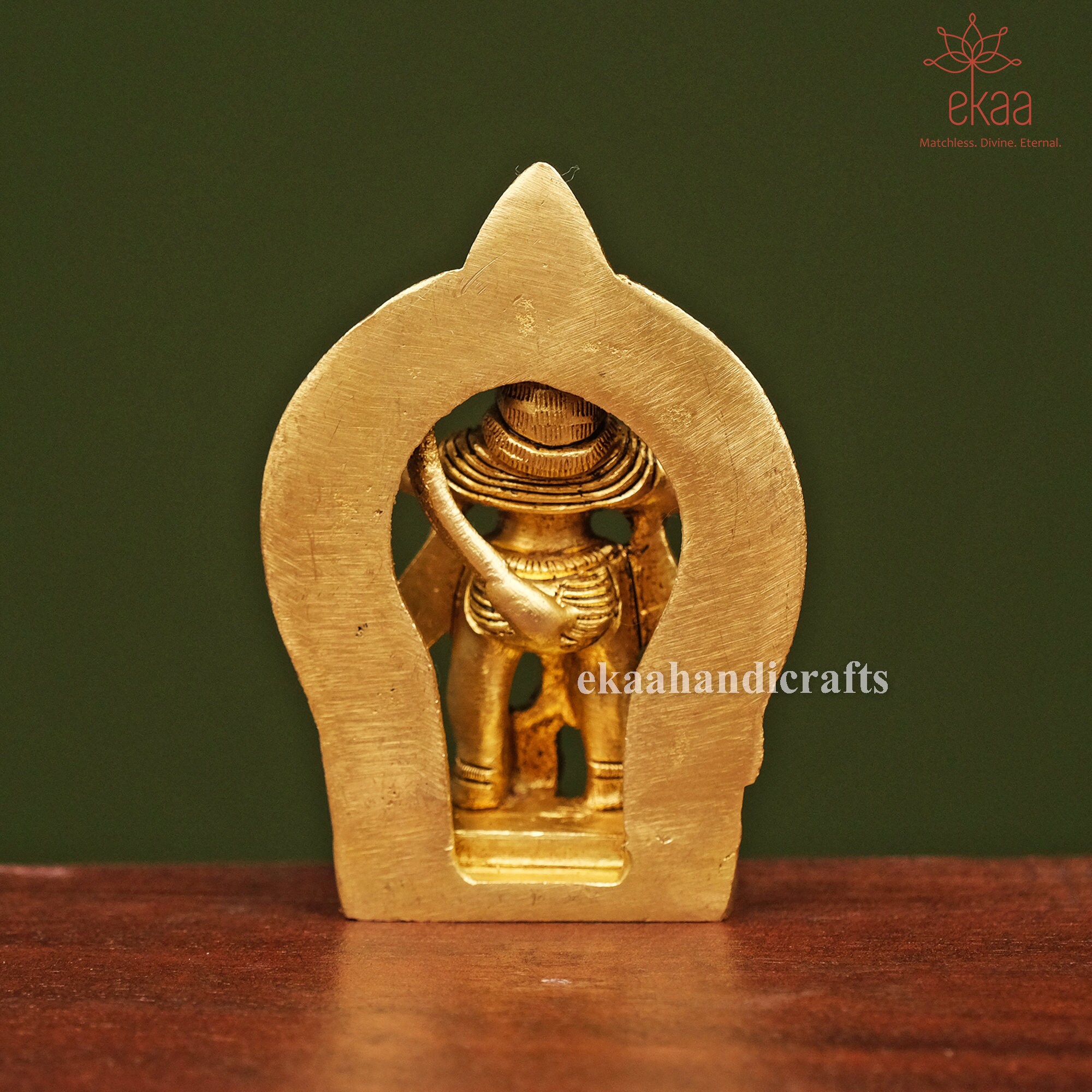 Brass Hanuman Ji Statue, Lord Hanuman Idol With Lord Ram in Chest, Rama ...
