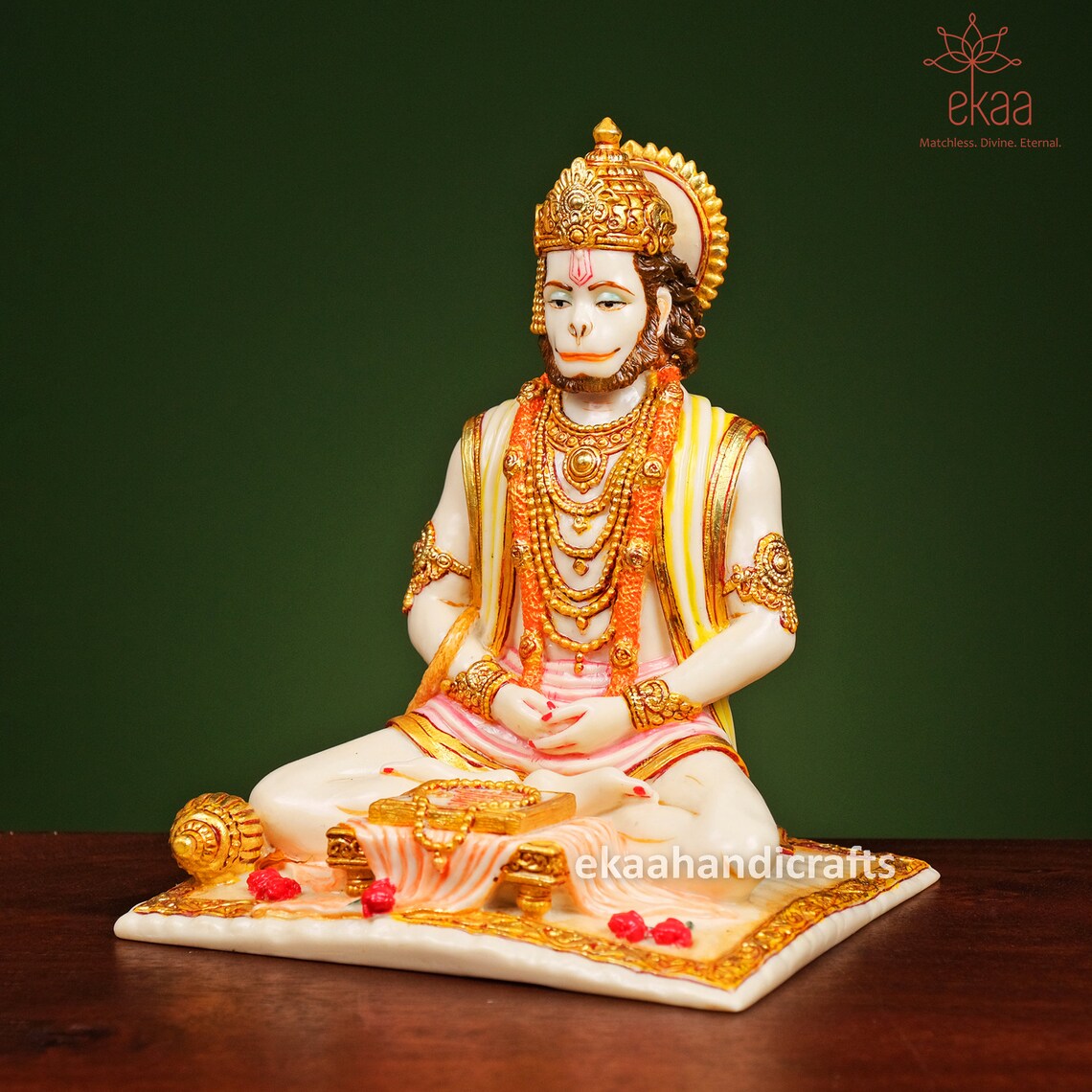 Hanuman Statue 20 CM Meditating Lord Hanuman Idol Rama - Etsy