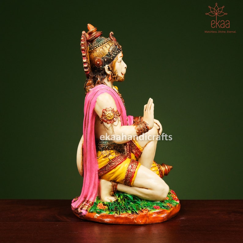 Marble Dust Statue, Lord Hanuman Statue, Bajrangbali Idol, Monkey God ...