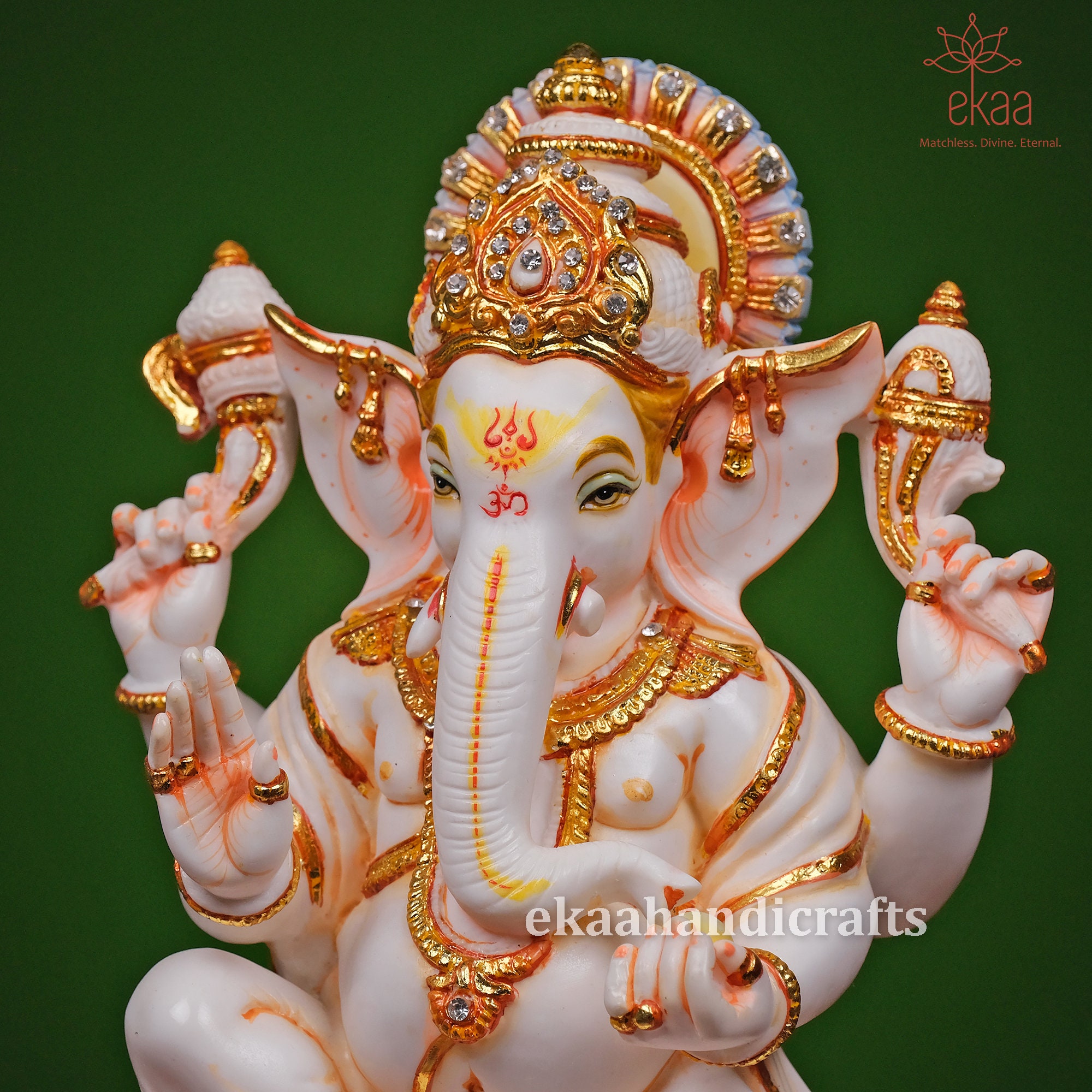 Lord Ganesha Statue for Temple Ganesha Statue Idol for Home - Etsy