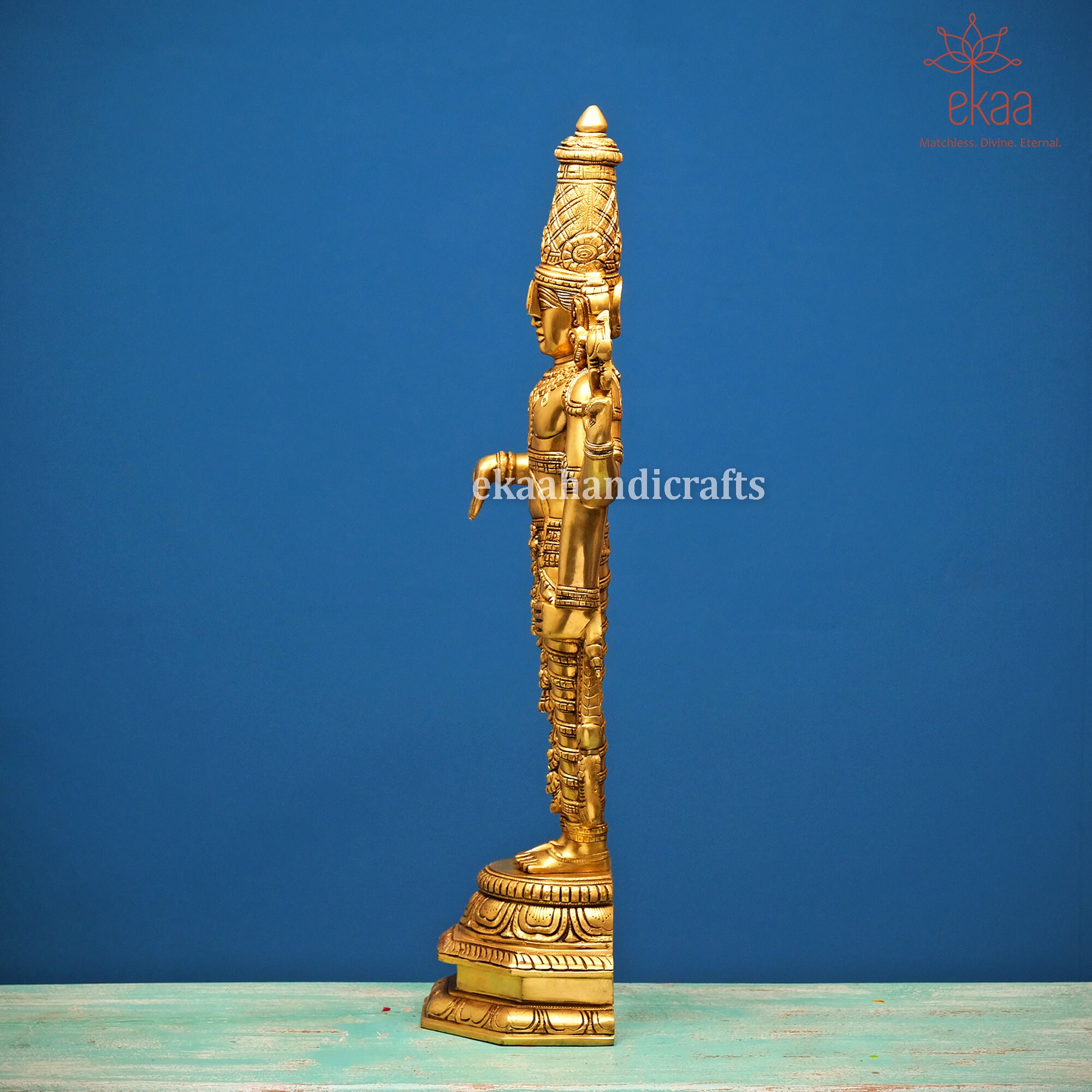 Tirupati Balaji Statue in Brass 85 CM Lord Balaji Idol for - Etsy India
