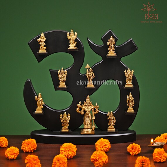 Vishnu Dashavatar Symbols Brass Dasavatharam Of Lord Vishnu Statues