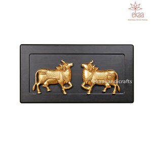 Brass Cow Wall Hanging, 20CM Holy Cow Home Decor, Showpiece for Home ...