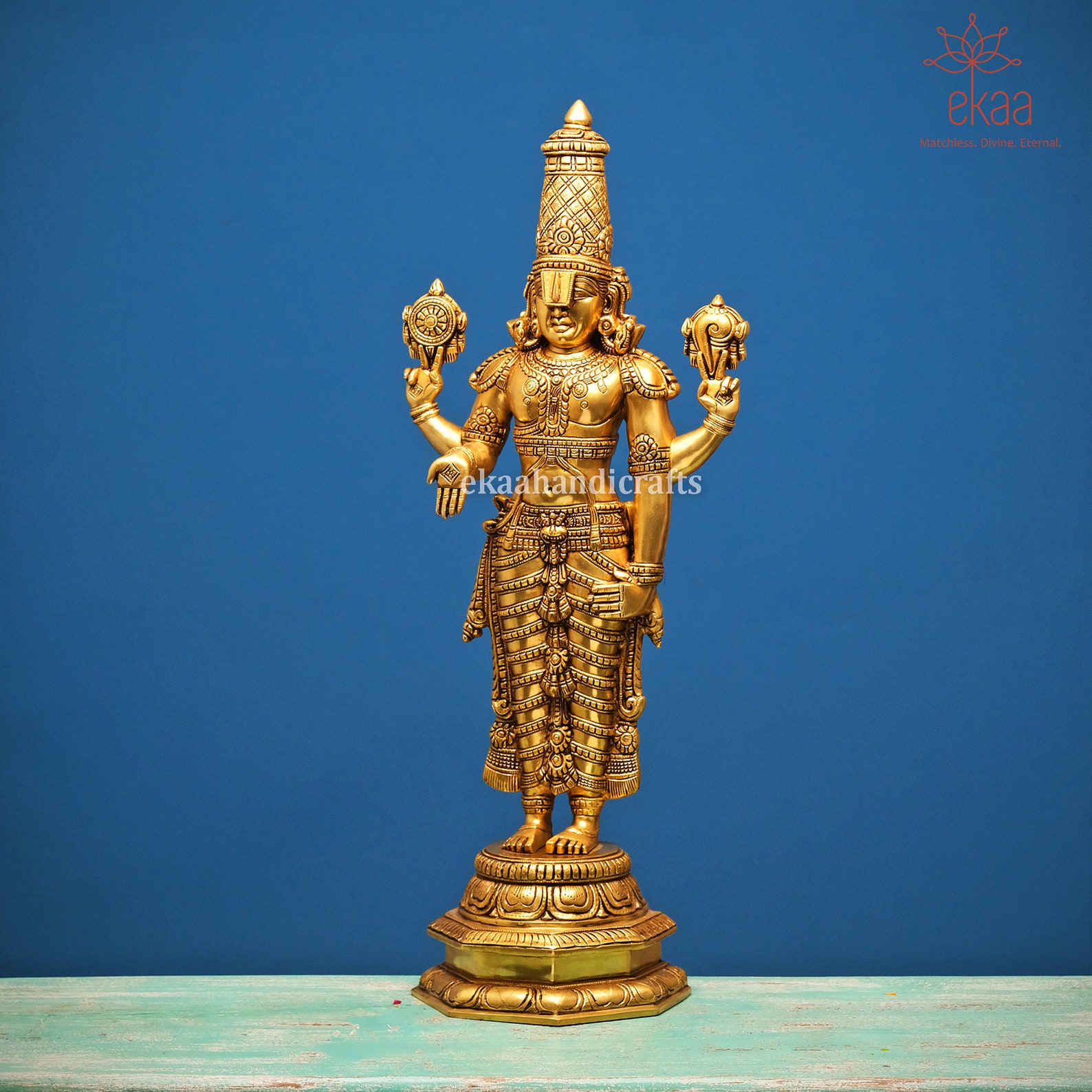 Tirupati Balaji Statue in Brass 85 CM Lord Balaji Idol for - Etsy
