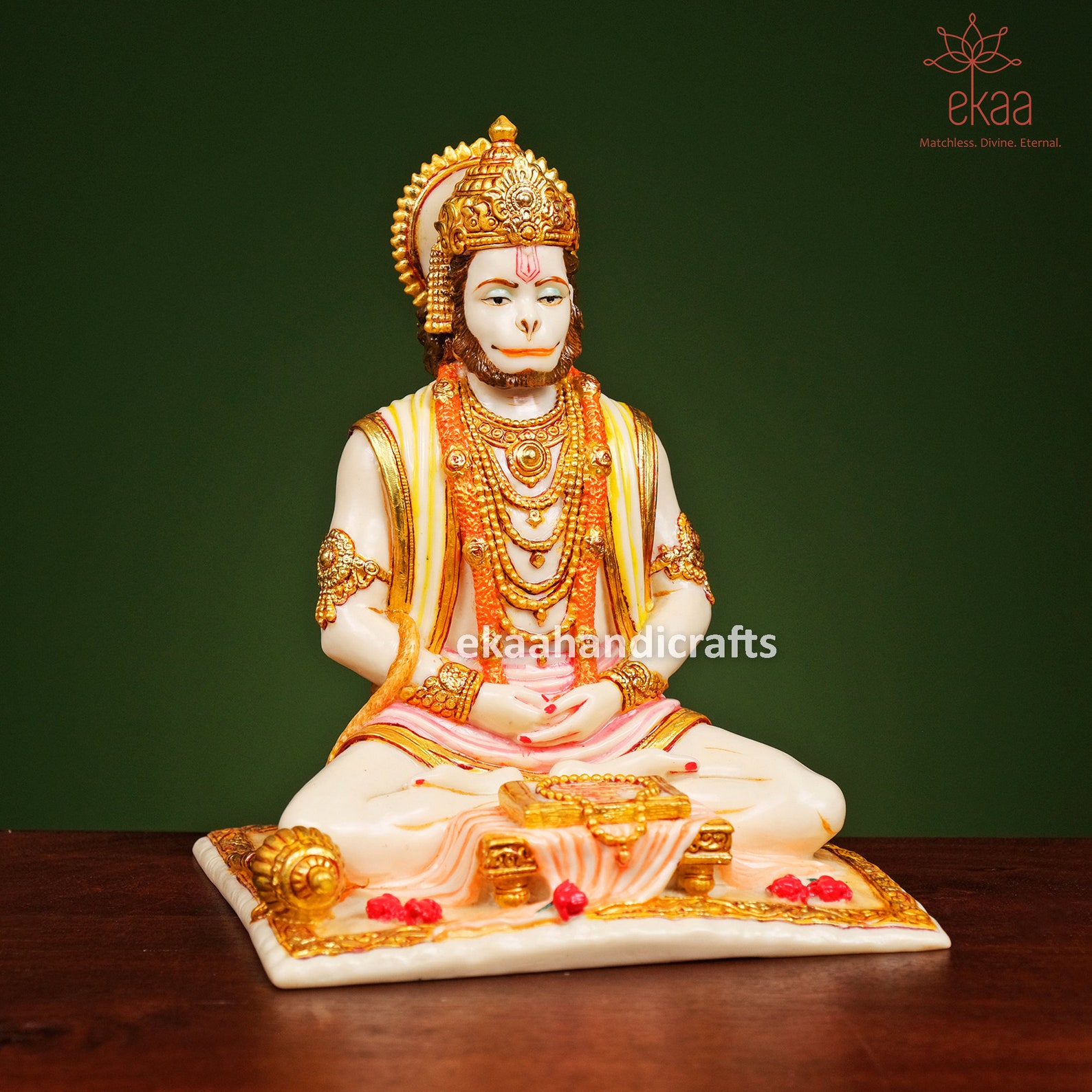 Hanuman Statue 20 CM Meditating Lord Hanuman Idol Rama - Etsy