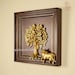 Brass Tree of Life With Cow Wall Hanging, Holy Cow Home Decor ...