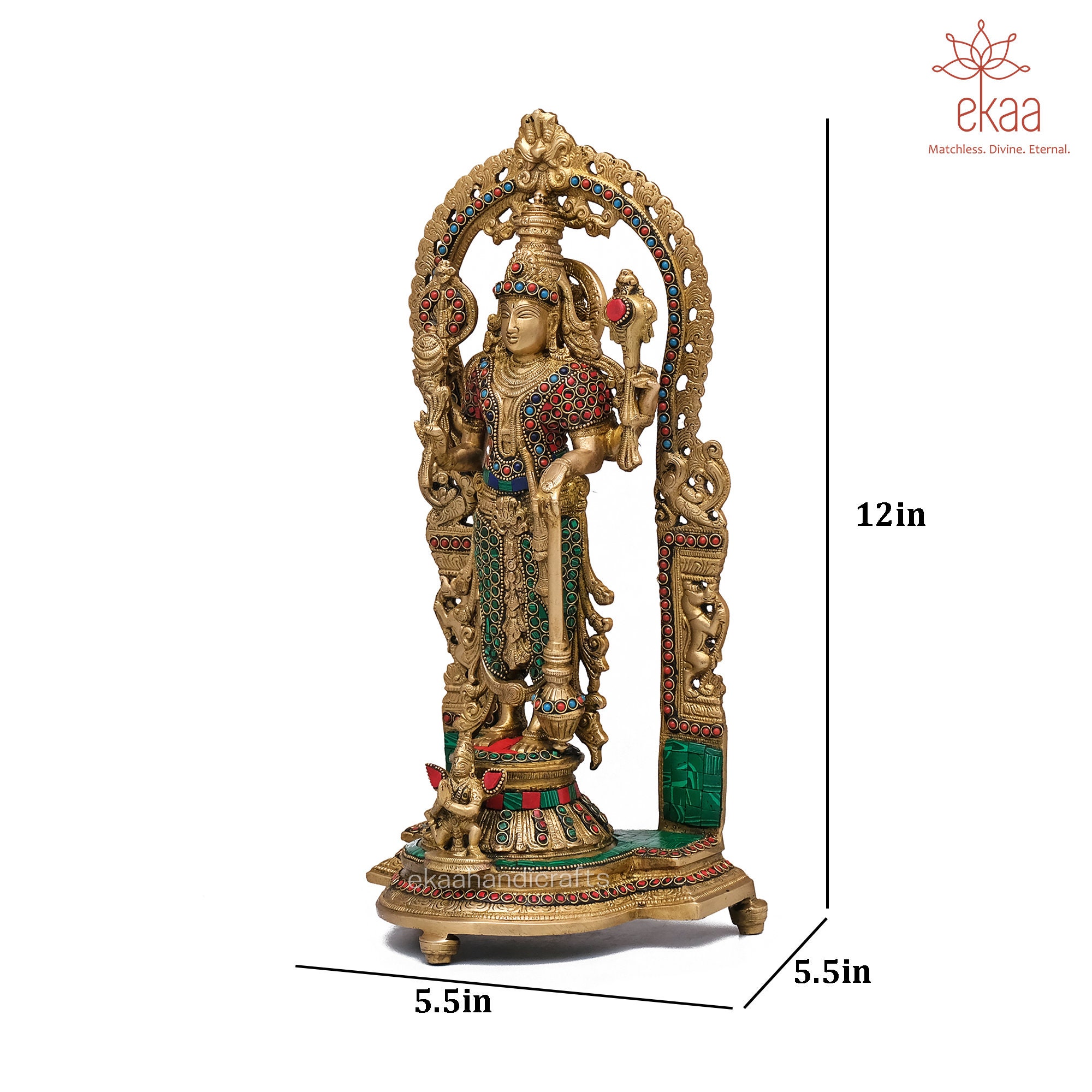 Lord Vishnu Narayan Idol Big Large Size Standing Vishnu | Etsy