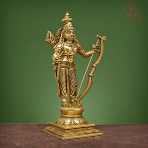 Brass Ram Darbar Statue 30CM | Lord Ram, Sita Maa, Lakshman & Hanuman ...