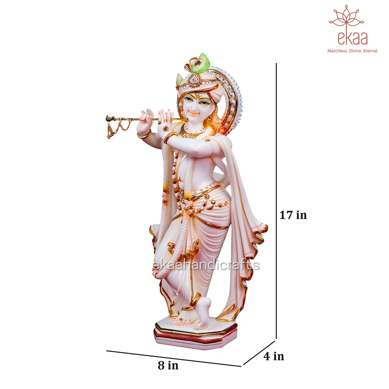 Krishna Statue 43CM Big Large Size Lord Krishna Idol Krishn - Etsy