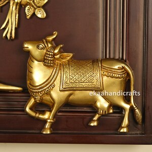 Brass Tree of Life With Cow Wall Hanging, Holy Cow Home Decor ...