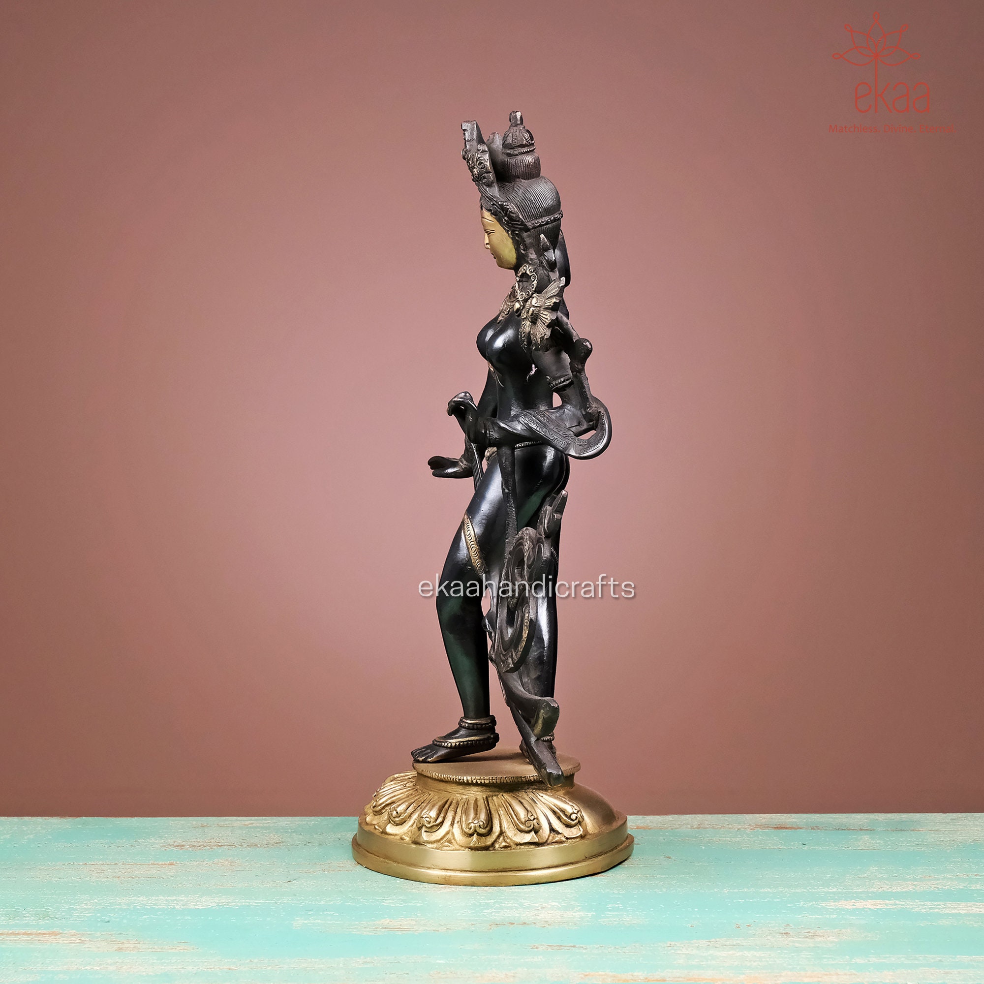Brass Tara Statue Standing Tara Statue 38 CM Tibetan - Etsy
