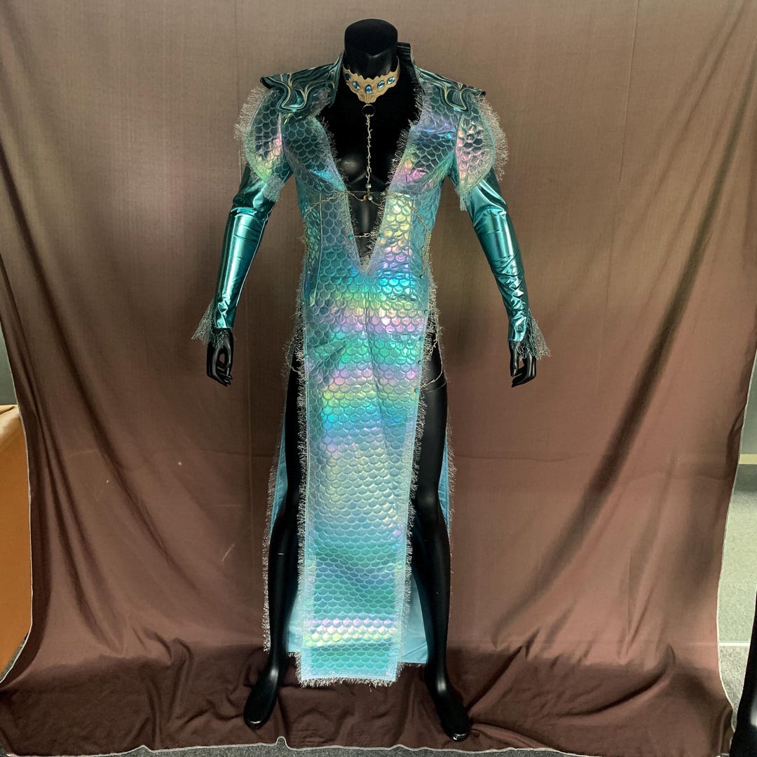 Wavemother's Robe Costume Baldur's Gate 3 Cosplay Suit Halloween Outfit ...