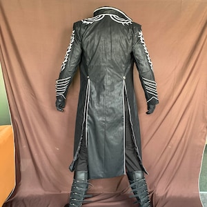Vergil Costume Cosplay Suit With Coat Halloween Outfit - Etsy