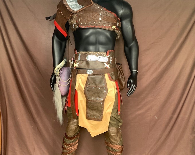 Kratos Costume God of War Ragnarok Cosplay Suit Halloween Outfit - Etsy