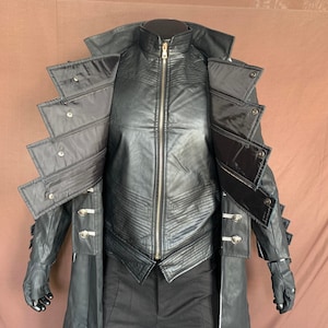 Vergil Costume Cosplay Suit With Coat Halloween Outfit - Etsy