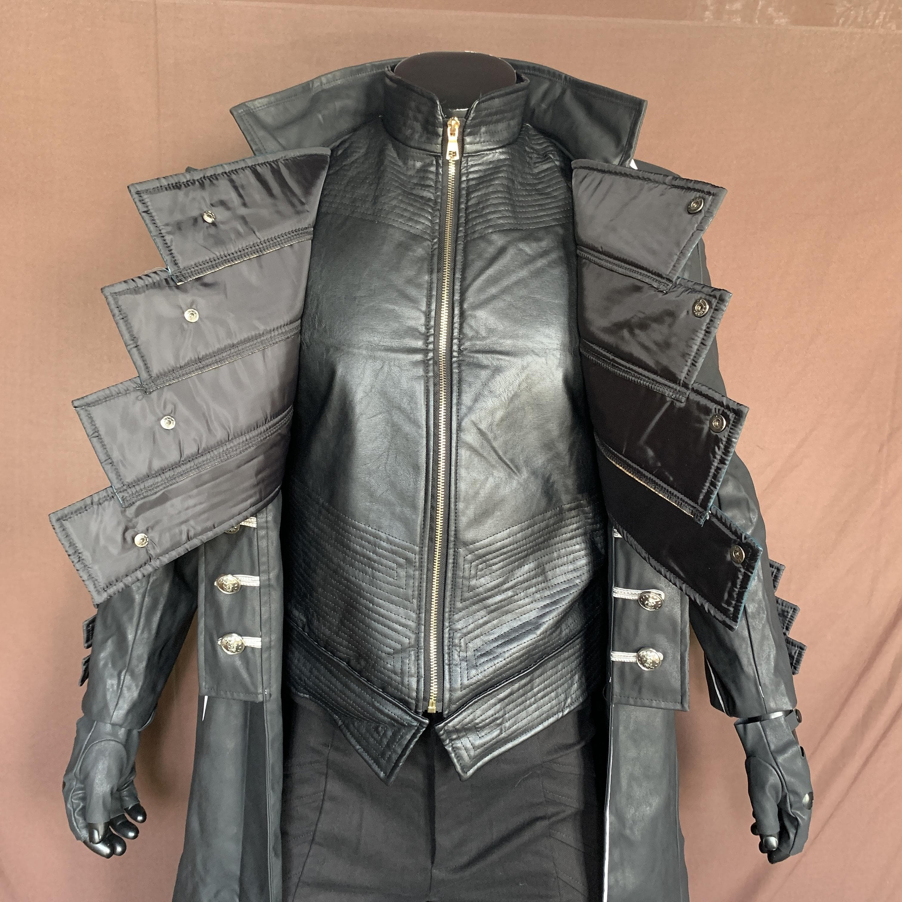 Vergil Costume Cosplay Suit With Coat Halloween Outfit - Etsy