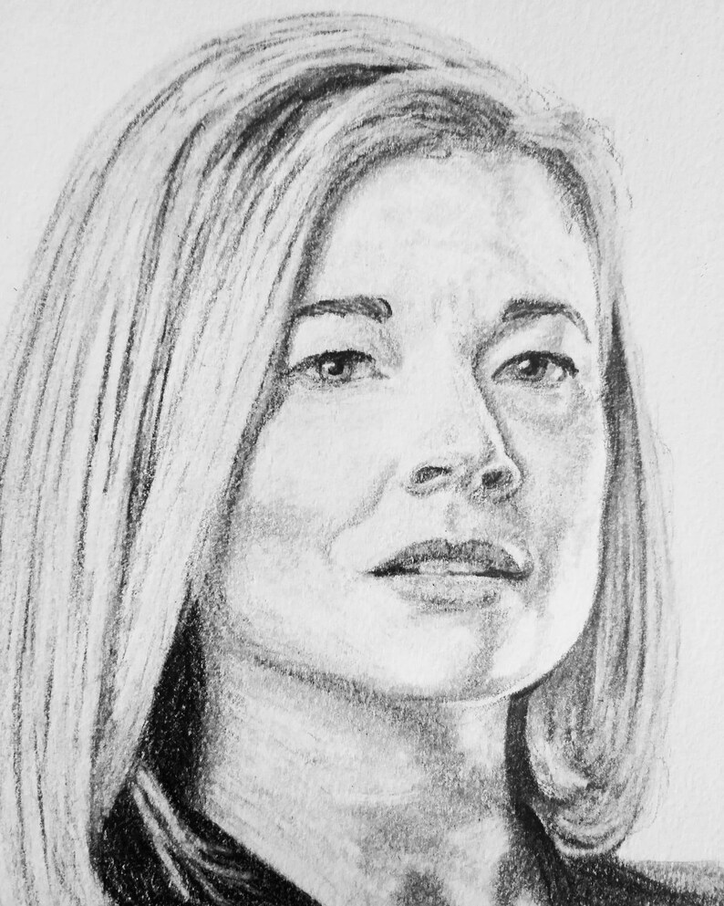 Buy Original Pencil Drawing Shiv Roy From Succession Online in India - Etsy