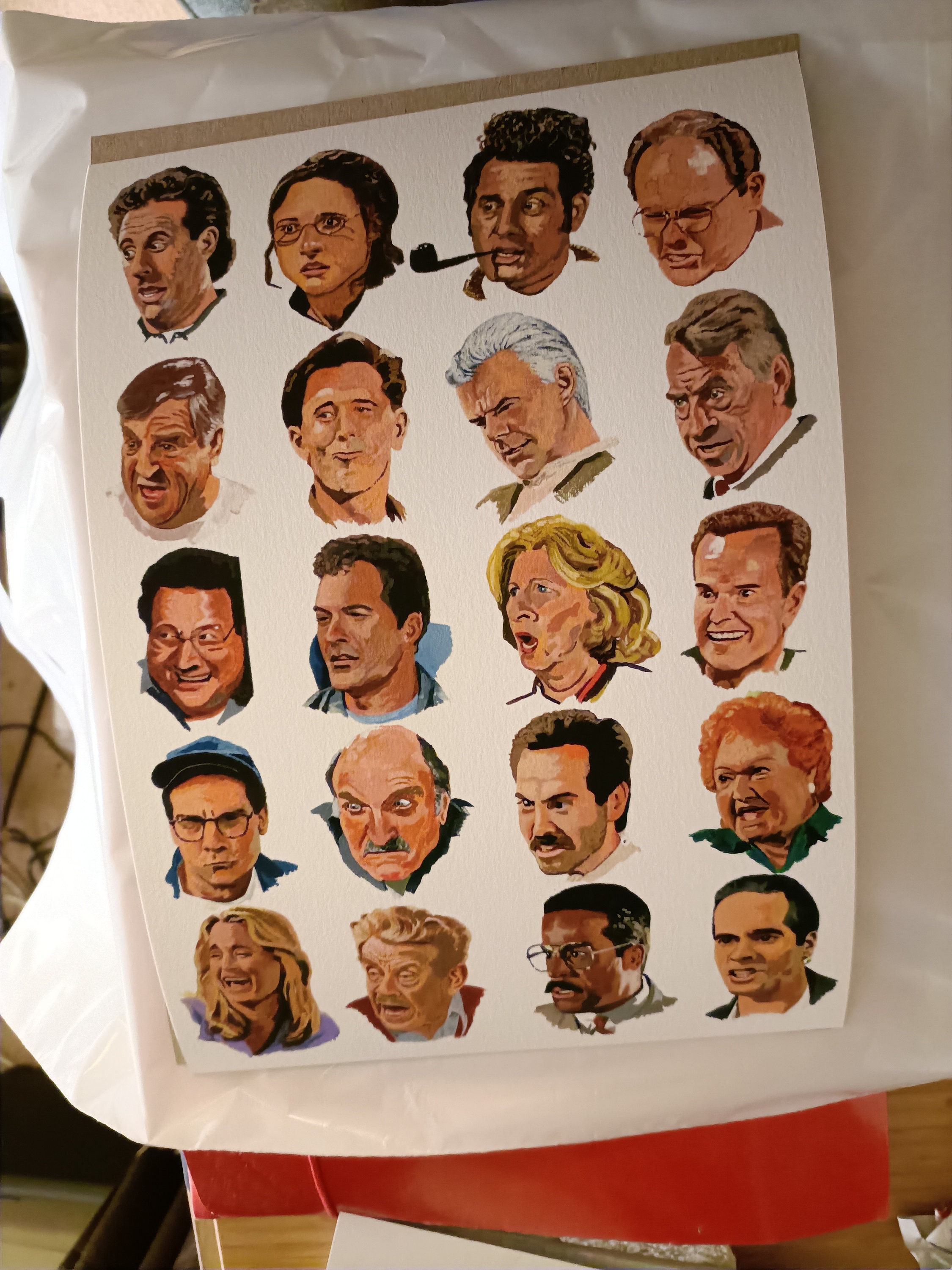 Seinfeld Characters Art Print - Etsy