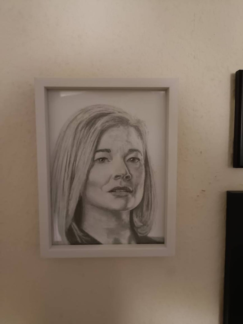 Buy Original Pencil Drawing Shiv Roy From Succession Online in India - Etsy