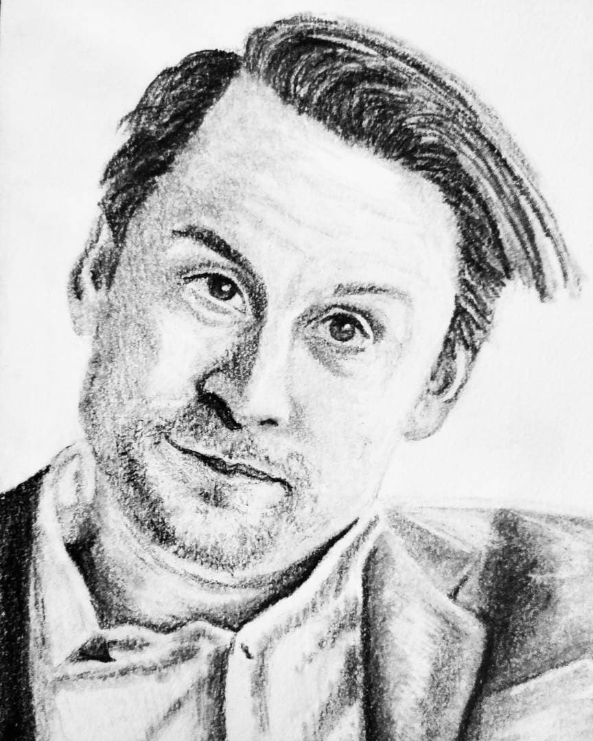 Original Pencil Drawing Roman Roy From Succession - Etsy
