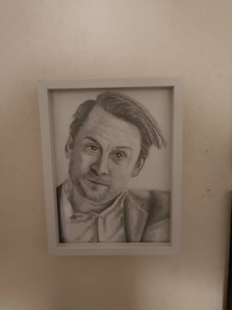 Original Pencil Drawing Roman Roy From Succession - Etsy