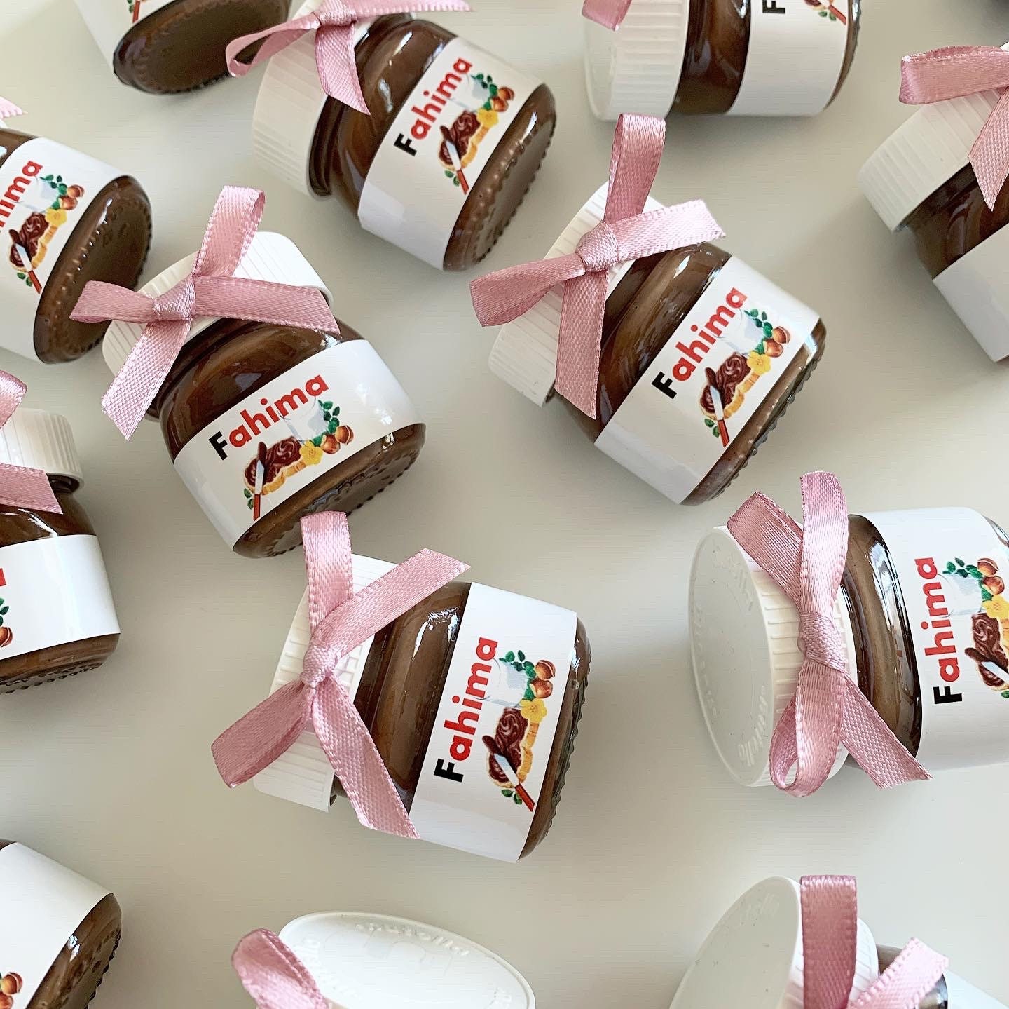 Personalised Mini Nutella Favours Minimum Order 10 - Etsy