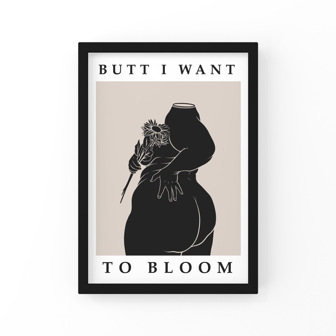 Digital Body Positivity, Empowerment, Plus Size Art, Illustration, Body ...