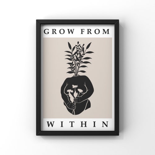 Body Positivity Empowerment Silouette Plus Size Art - Etsy