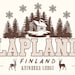 Lapland Reindeer Lodge, Trendy PNG and SVG Design Digital Download ...