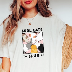Cool Cats Club SVG PNG Design, Digital Download, Cat Mom Svg, Cute Sublimation Png for Stickers ...