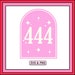 Angel Number 444 SVG PNG Design, Trendy Digital Download, Sublimation ...