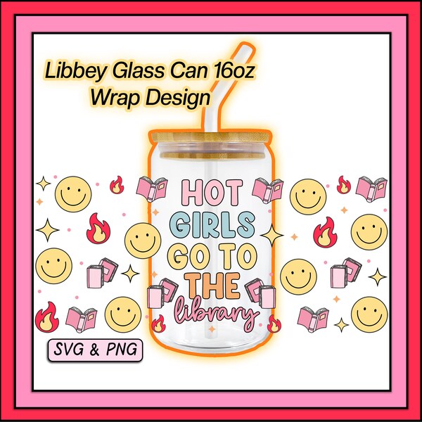 Bookish Girls Cup Svg - Etsy