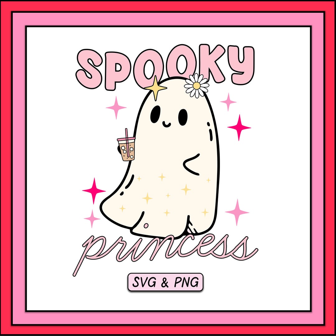 Spooky Princess SVG PNG Design, Fall Autumn Digital Download, Trendy ...