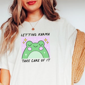 Letting Karma Take Care of It SVG PNG Design, Digital Download, Trendy ...