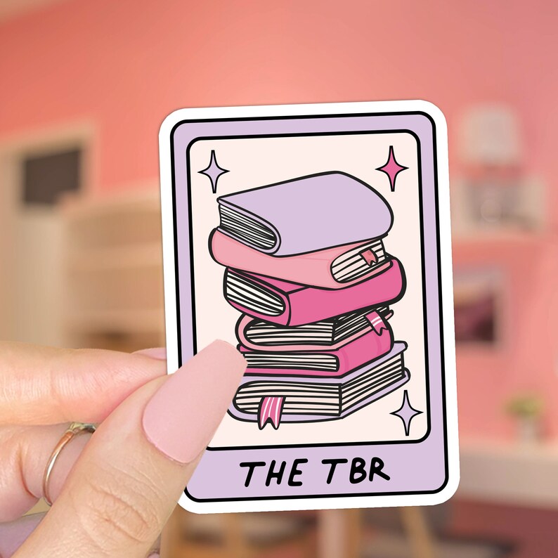 The TBR Tarot Card SVG PNG Design, Digital Download, Trendy Bookish ...