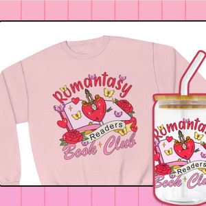Romantasy Readers Book Club SVG PNG Design, Digital Download, Trendy ...