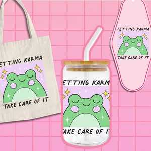 Letting Karma Take Care of It SVG PNG Design, Digital Download, Trendy ...