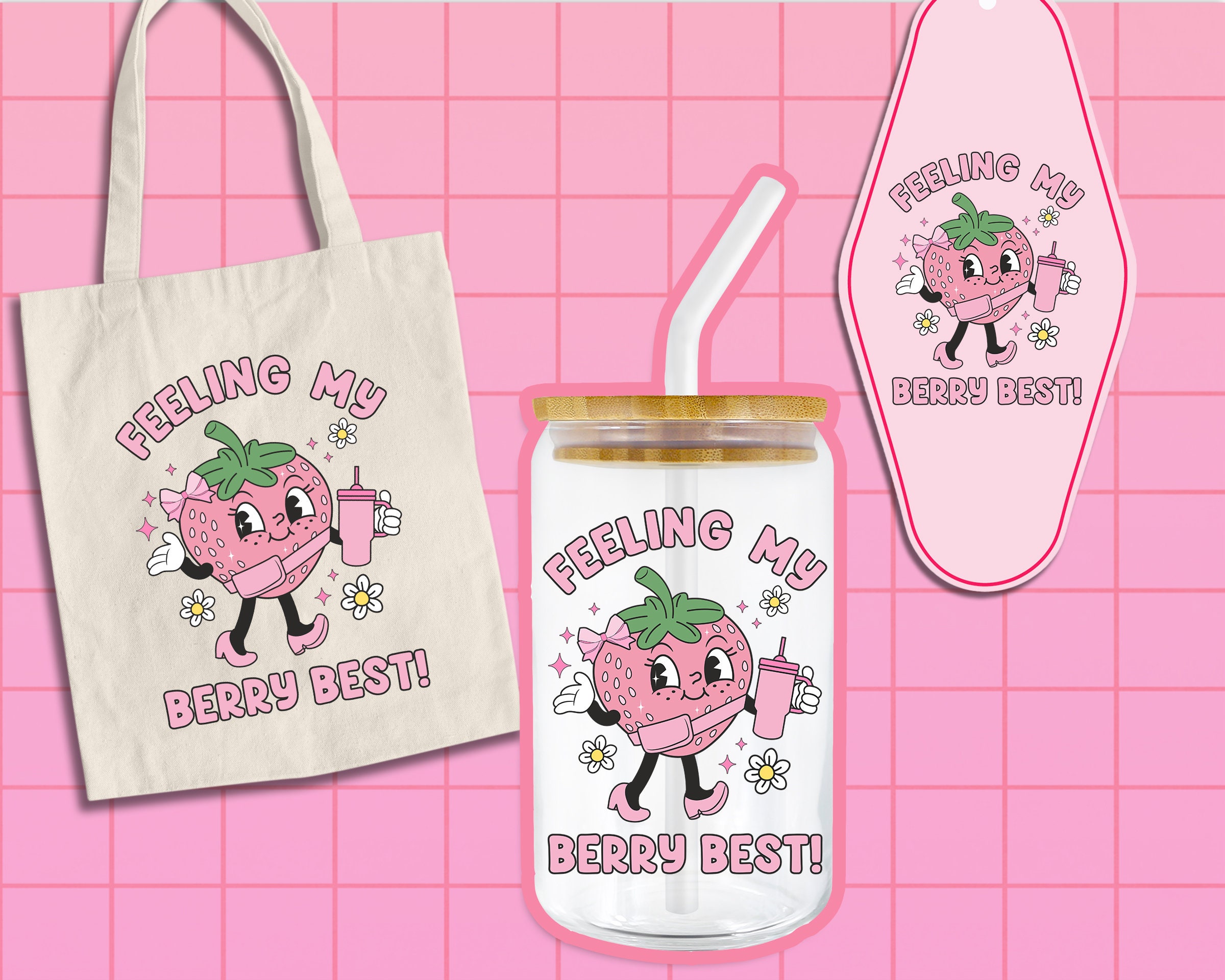 Feeling My Berry Best SVG PNG Design, Trendy Digital Download File ...