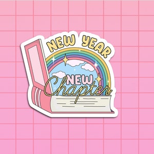New Year New Chapter SVG PNG Design, Digital Download, Trendy Book ...