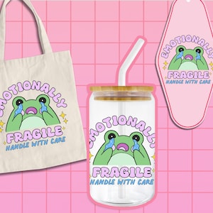 Emotionally Fragile Handle With Care SVG PNG Design, Digital Download ...