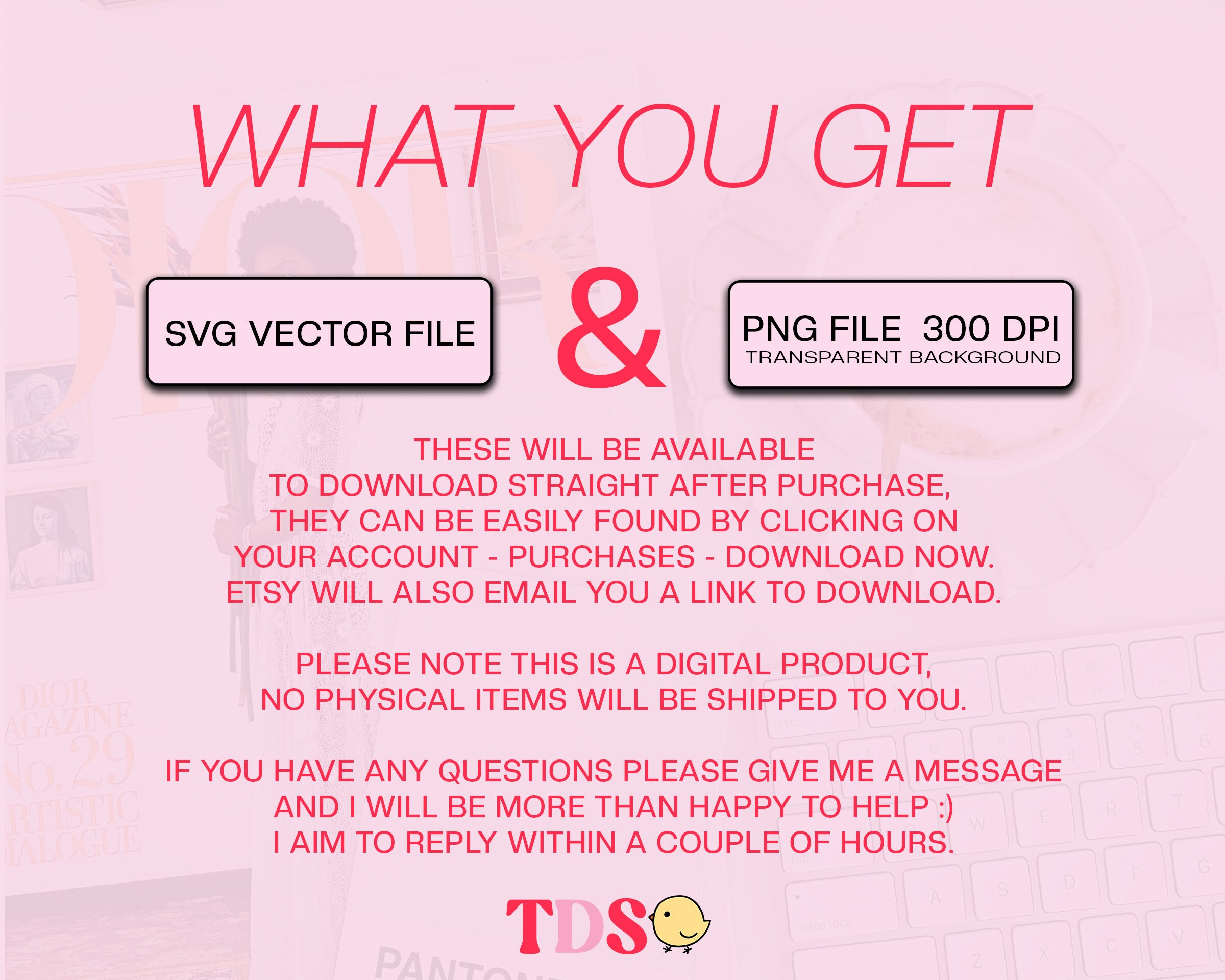 Instant Download SVG and PNG Digital Design // Commercial Use Svg for ...