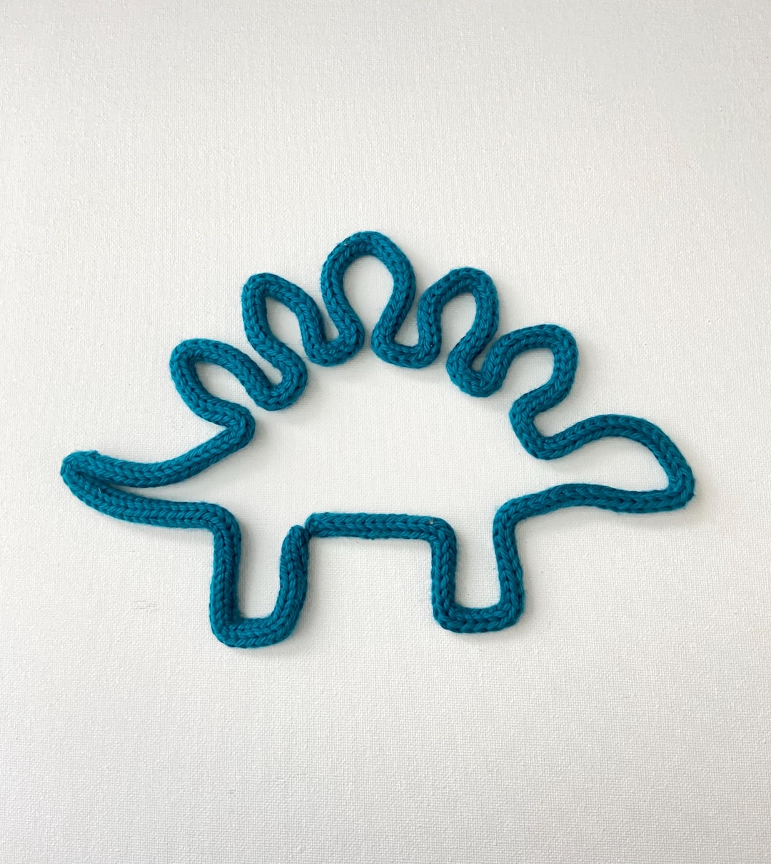 Stegosaurus Knit Wire Shape Dinosaur Decoration, Nursery Decoration ...