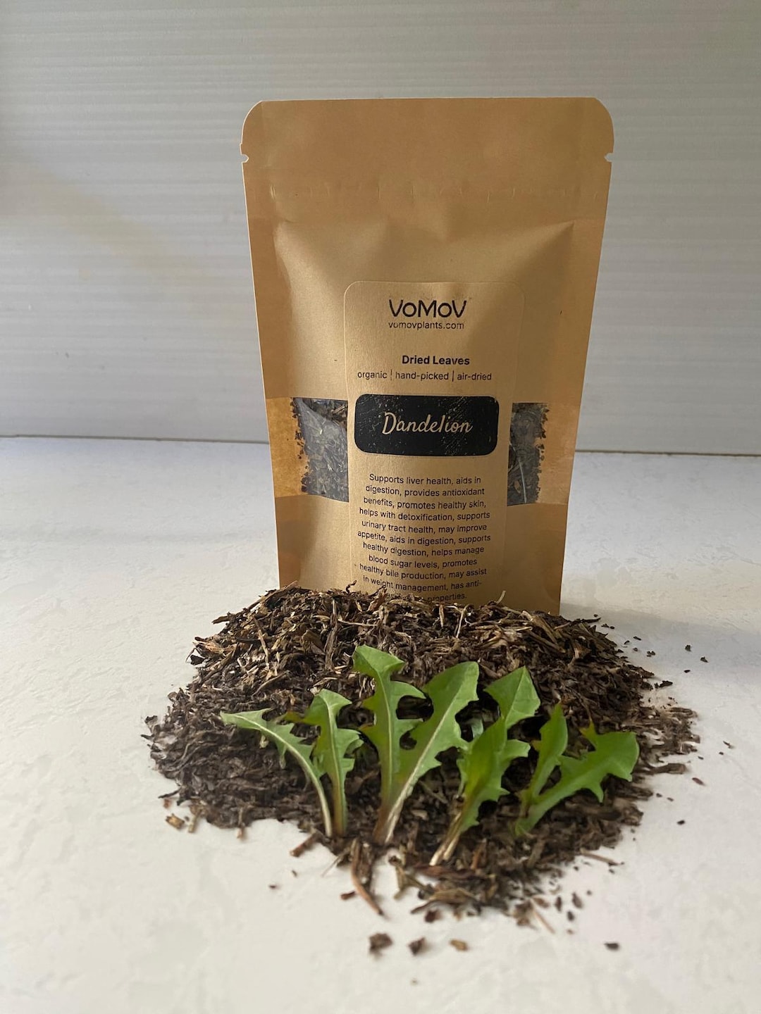 Organic Dandelion Leaves Dried Cut, 100% Premium, Home-grown, No GMO ...