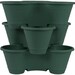 Stackable 3-tier Planters 3 Levels/9 Pots, Small, Plants or Succulents ...